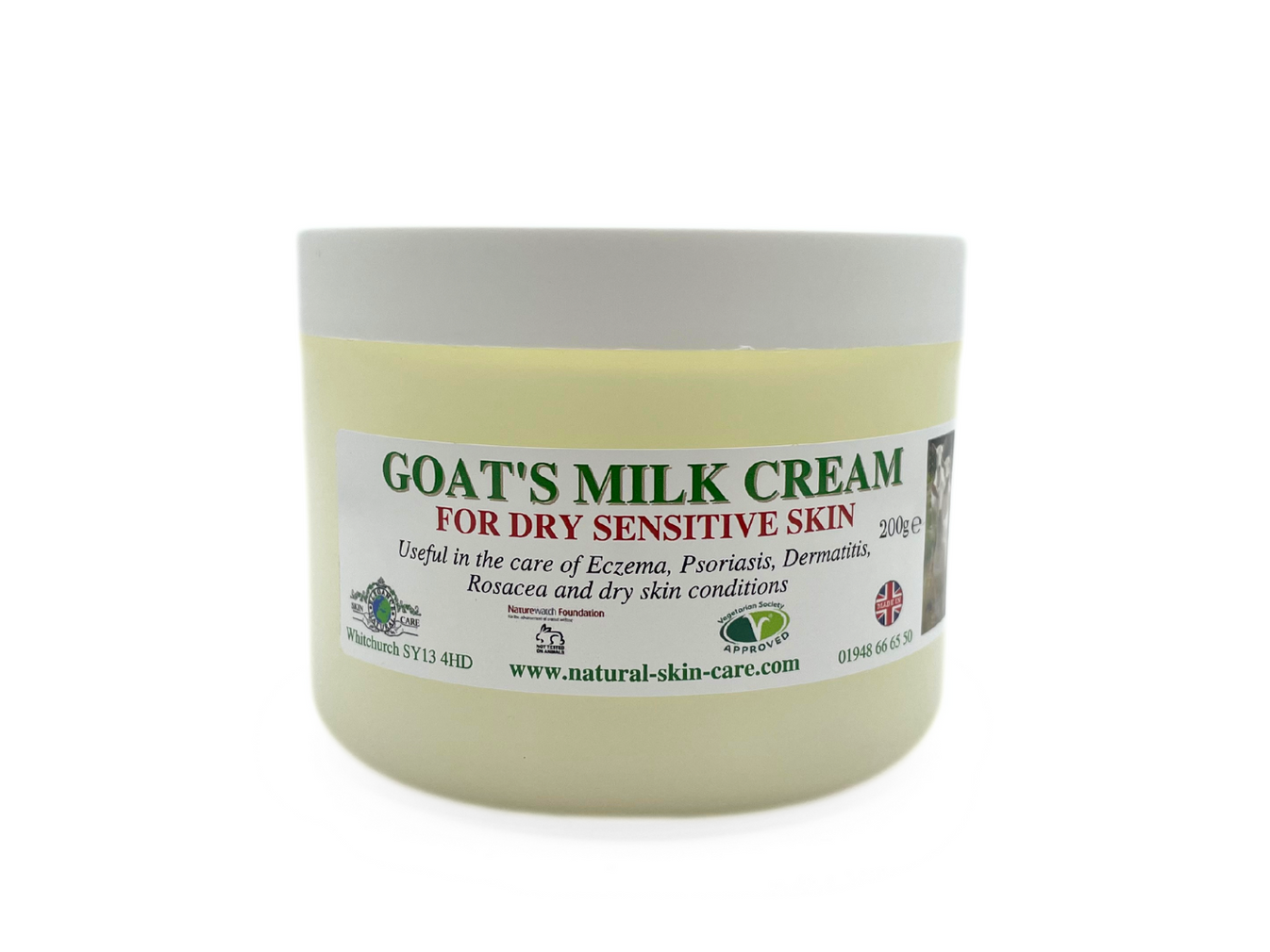 Goats Milk Moisturising Cream – Elegance Natural Skin Care