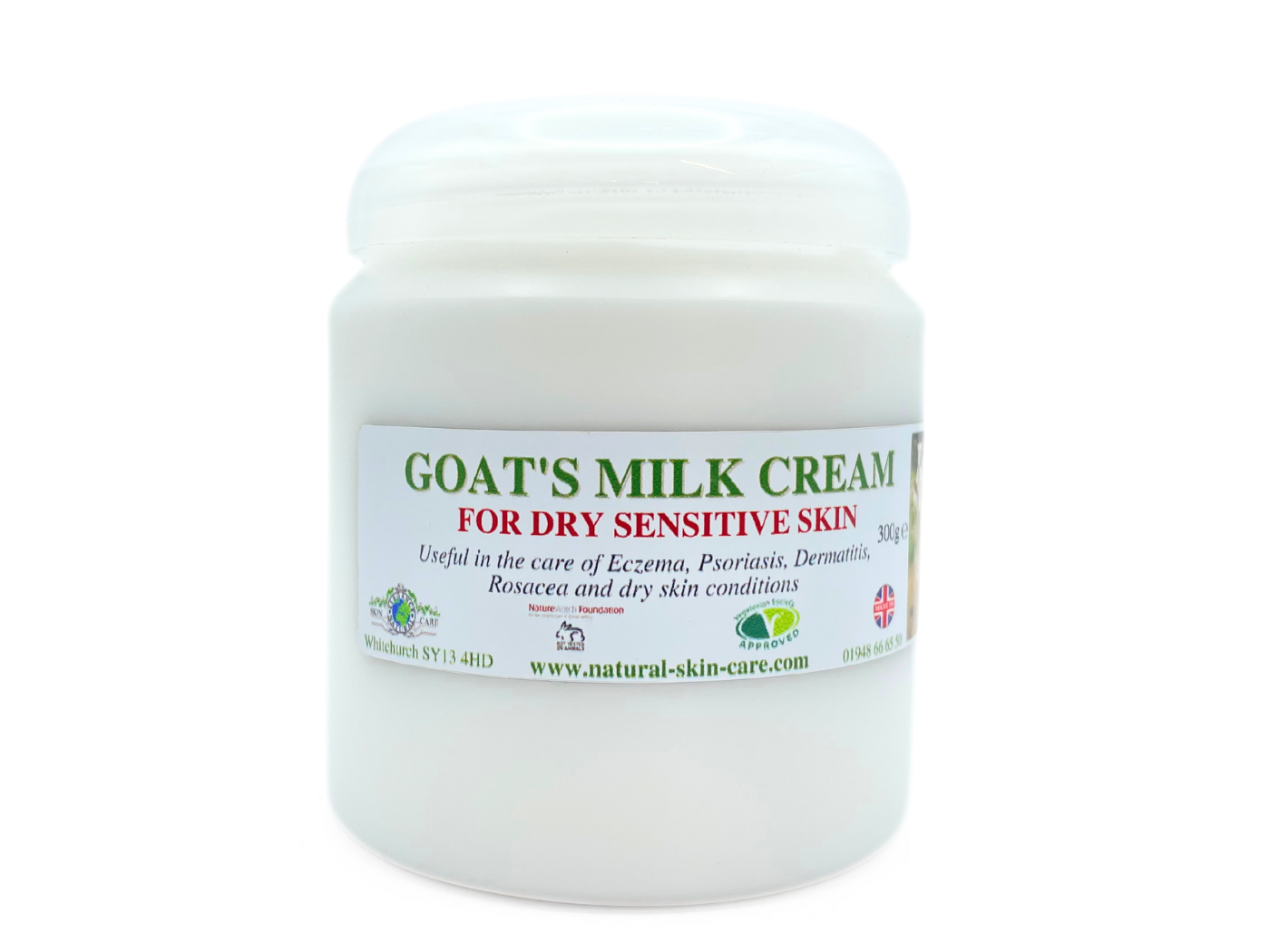 Goats Milk Moisturising Cream – Elegance Natural Skin Care